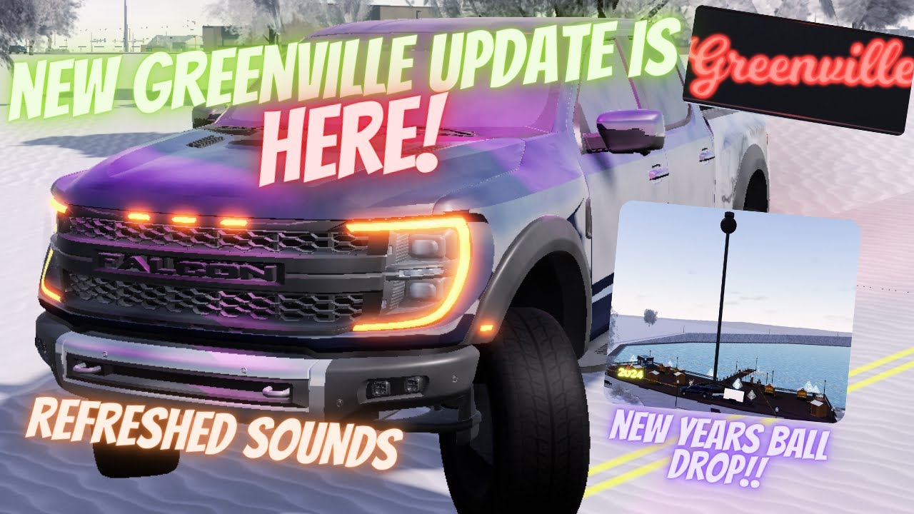 NEW GREENVILLE UPDATE IS HERE!! | CARS, FEATURES AND MORE!! - YouTube