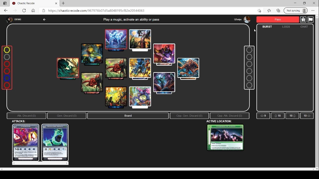 Chaotic recode-Gan'trak wisdom deck profile + matches - YouTube