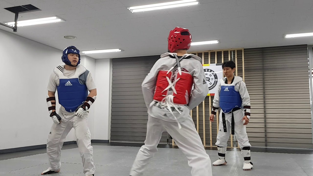 Taekwondo sparring @ TKD Co-op - YouTube