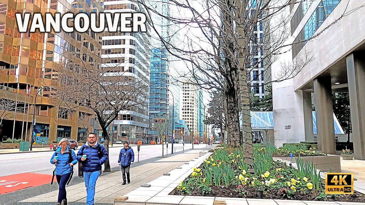 🇨🇦 4K Early Morning Walk. Vancouver BC, Canada. - YouTube