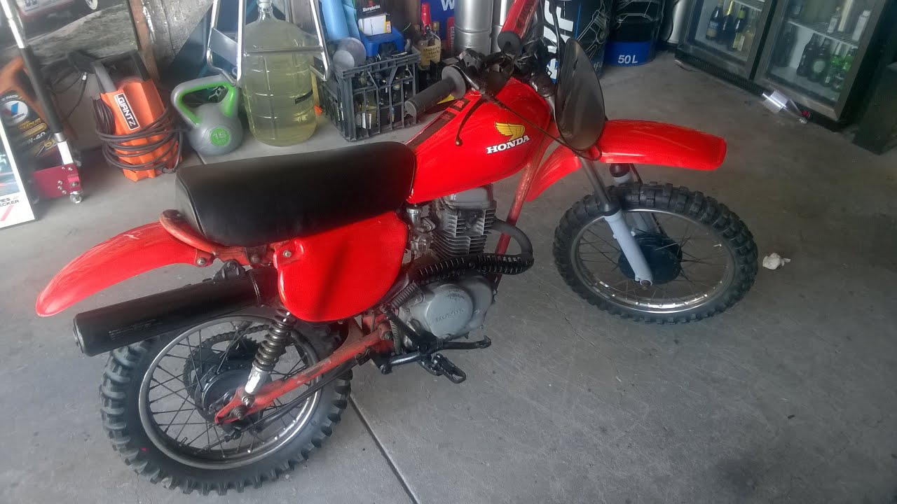 Honda XR80 1980 restoration - YouTube