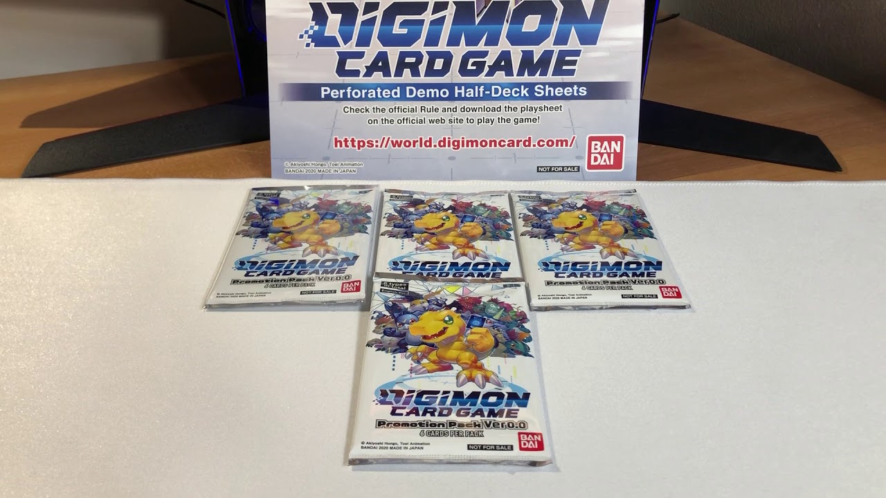 Opening NEW English Digimon TCG Promo Cards! - YouTube