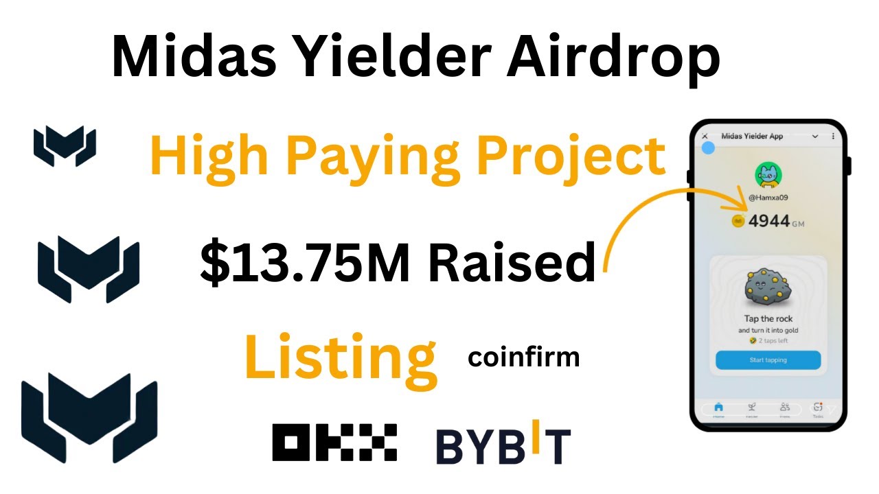 999$ Coinfirm Midas Airdrop || Midas Biggest AirDrop || Midas AirDrop ...