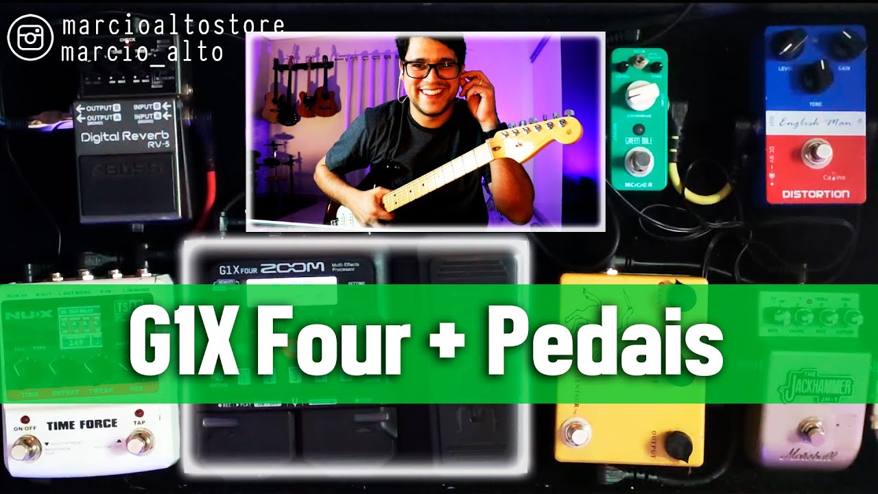 Zoom G1 Four com pedais - Dicas importantes - Como eu uso - YouTube