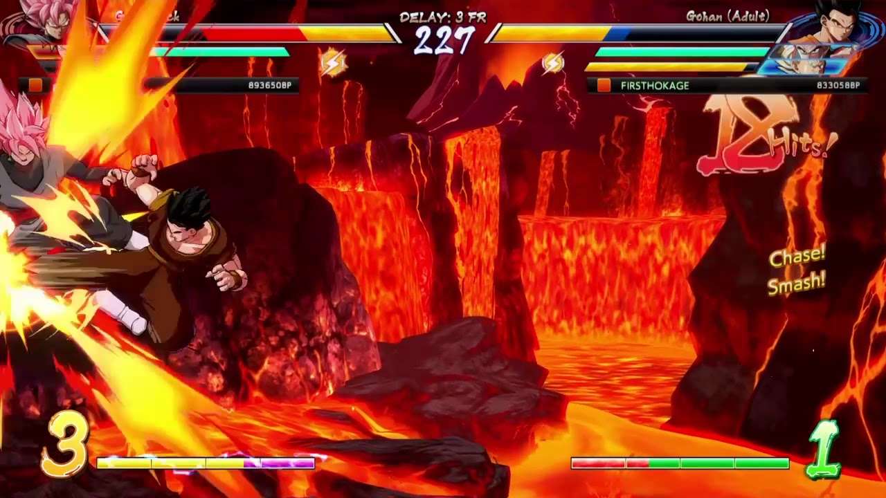 Adult gohan machine gun kicks - YouTube