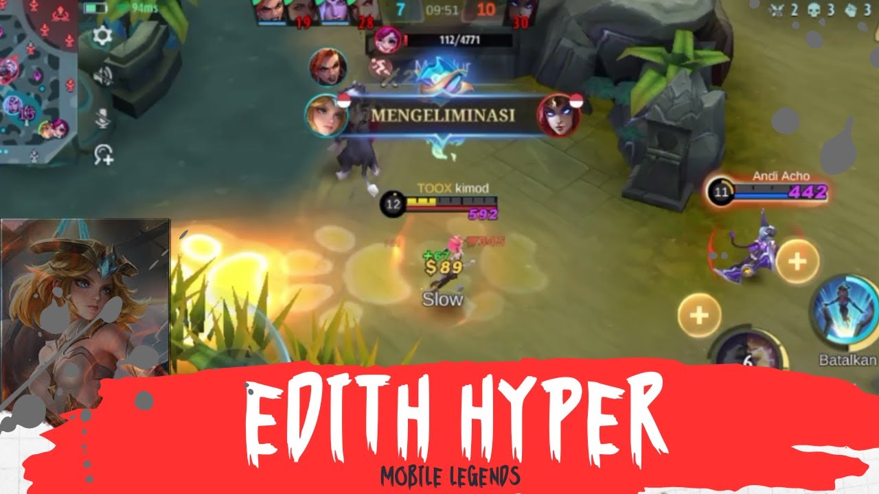 COBAIN HERO EDITH JADI HYPER ENAK JUGA ! TANK HYPER ! HYPER MPV ...