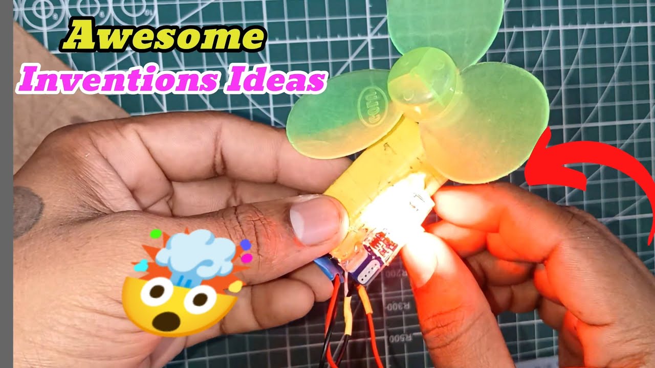Amazing Invention with DC motor|New Science Project ideas|Mini DC Fan ...