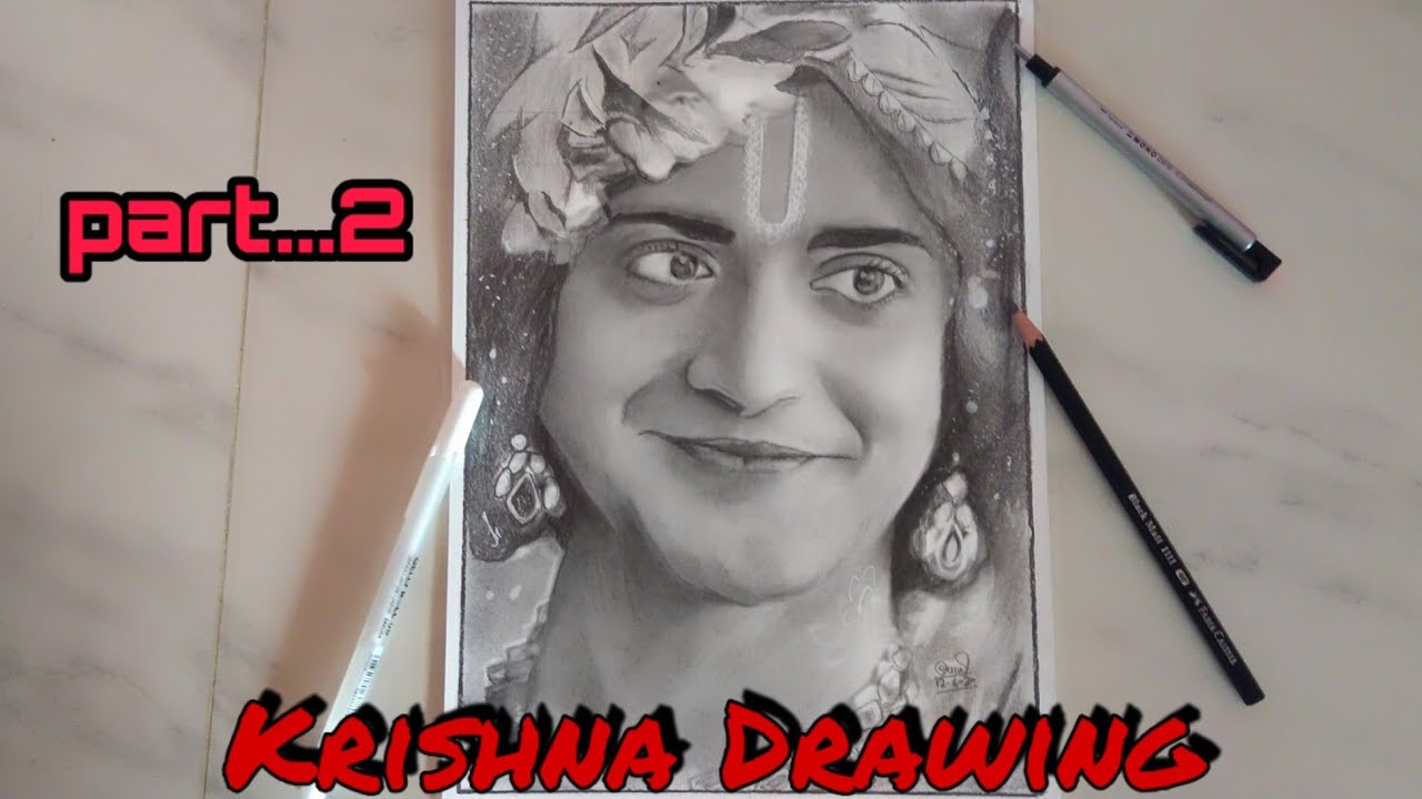 Radha Krishna serial drawing of sumedh mudgalkar।। sumedh drawing part ...