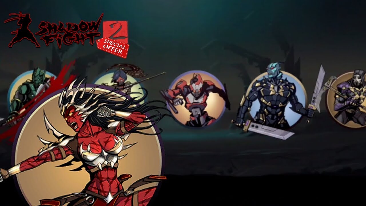 DRAKAINA VS ROBOTS - Shadow Fight 2 Special - YouTube