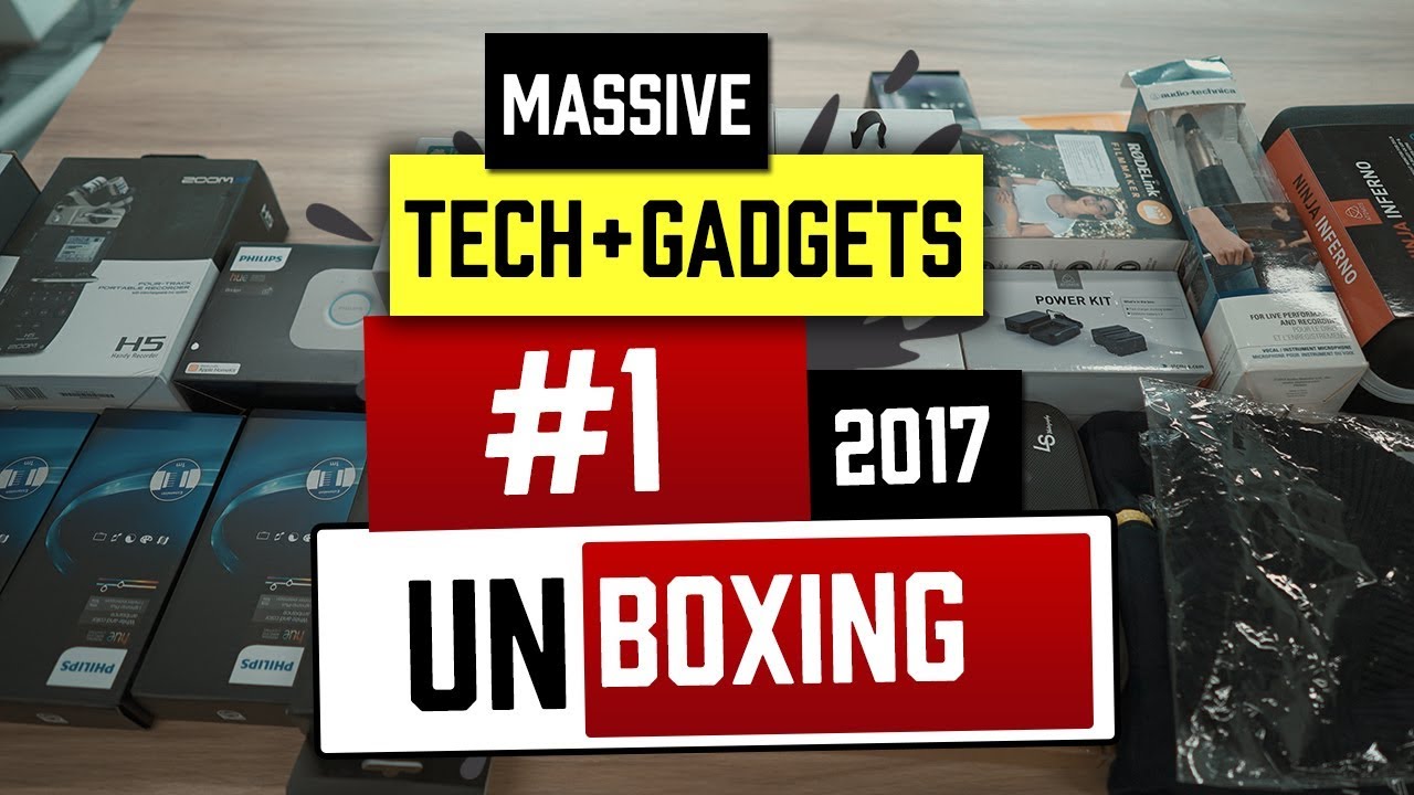 Massive Tech Unboxing #1- Sept 2017 - YouTube