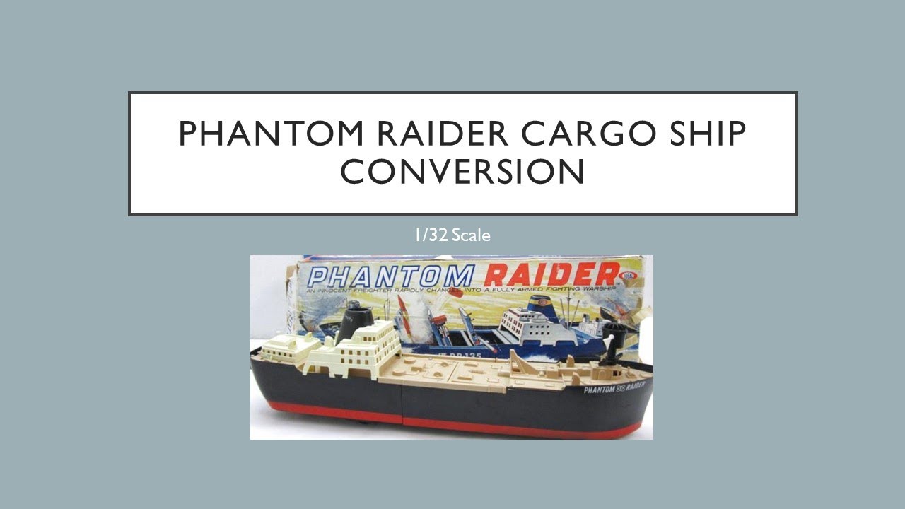 Phantom Raider Ship Conversion to Medical Ship 1/32 scale - YouTube