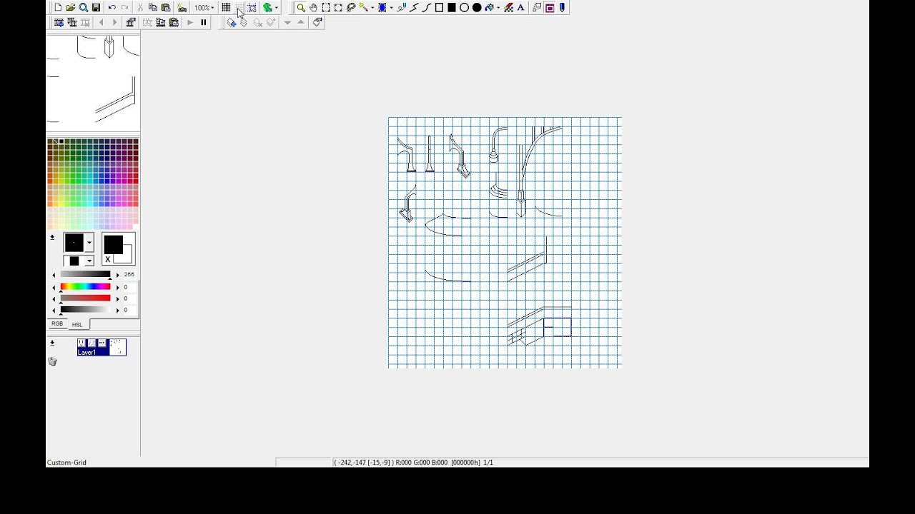 Spriting Tutorial- Introduction to Graphics Gale - YouTube