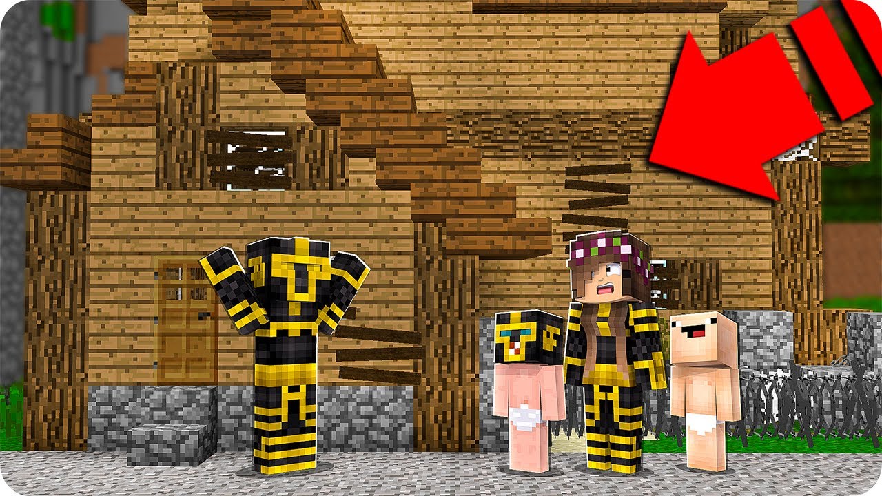 VISITAMOS LA PRIMERA CASA DE LA FAMILIA DE MASSI EN MINECRAFT 😱 - YouTube