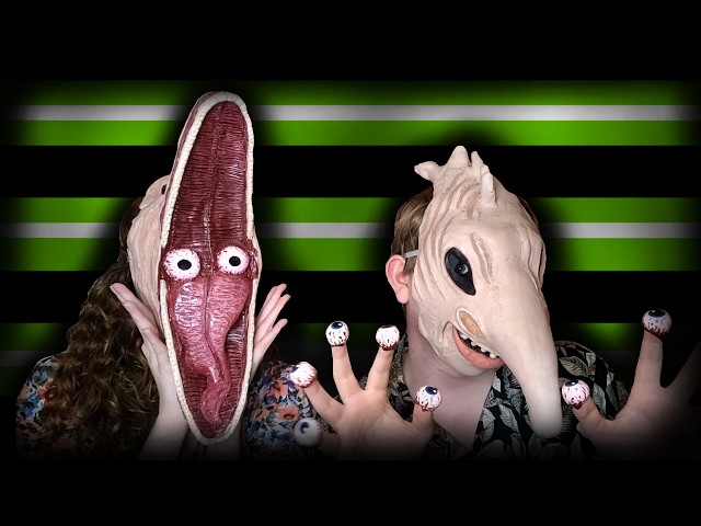Beetlejuice Barbara And Adam Scary Face