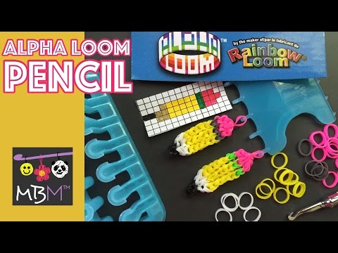 Alpha Loom from Rainbow Loom | Pencil Charm