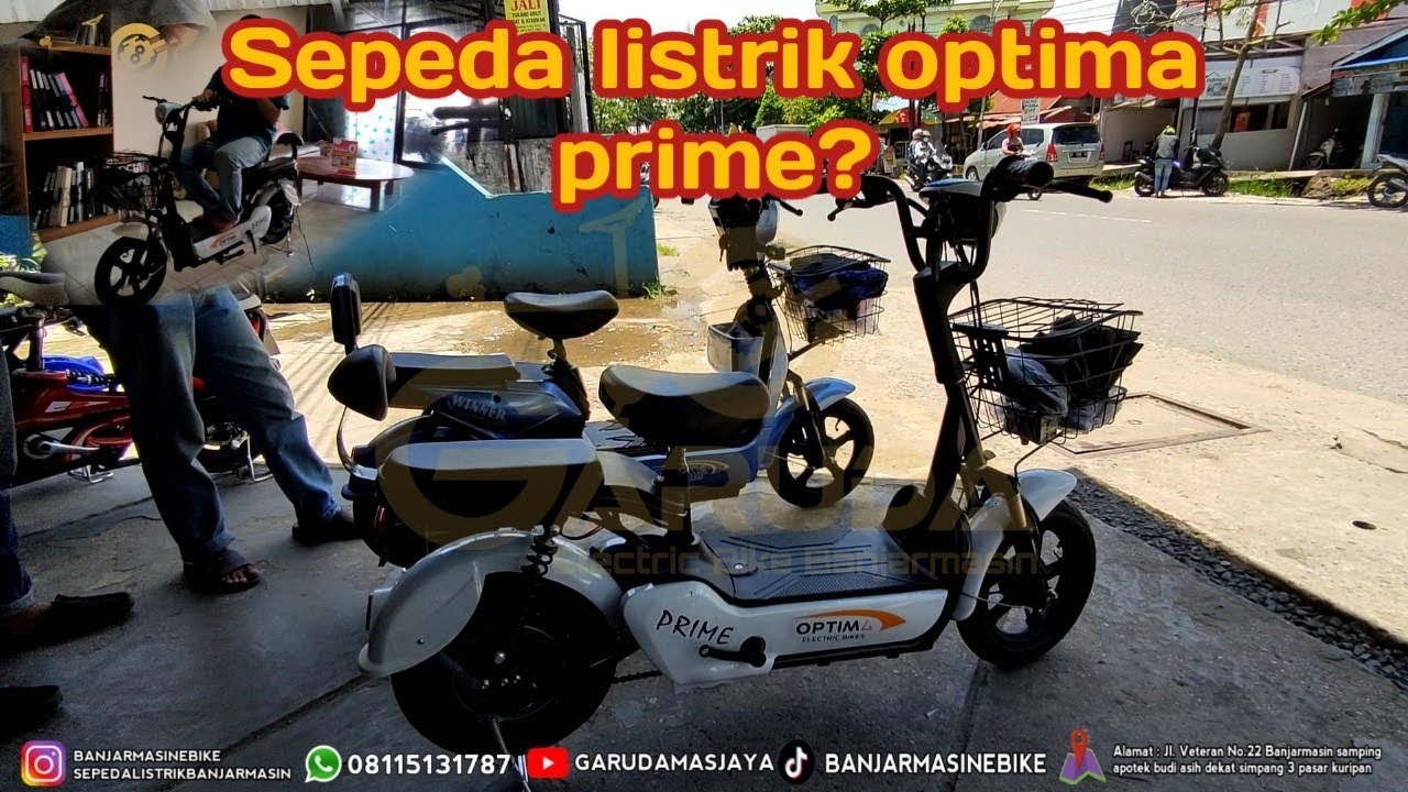 Review Lengkap Sepeda Listrik Optima Prime, Woaw Keren Banget!!! - YouTube