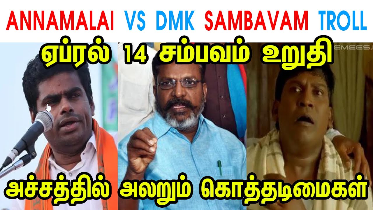ANNAMALAI VS DMK SAMBAVAM TROLL - ANNAMALAI - MK STALIN - DMK ...