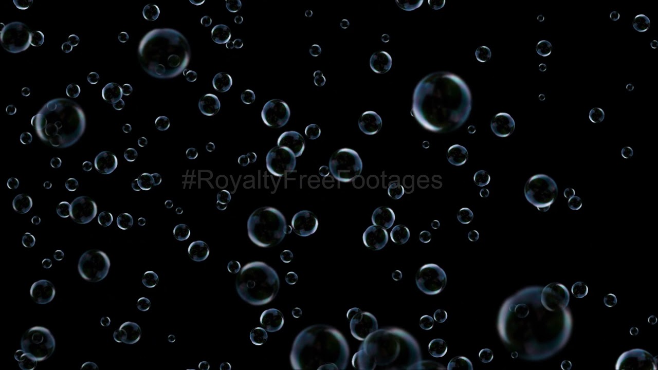 free bubble black background | bubbles video background | bubble effect ...