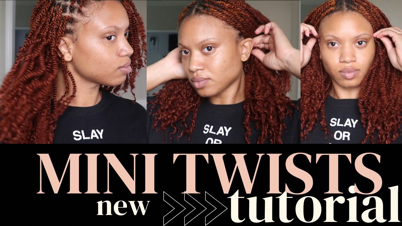 MINI TWISTS PROTECTIVE STYLE - YouTube