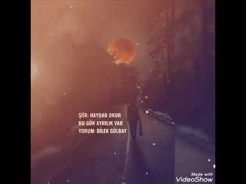 ŞİİR: HAYDAR OKUR & BU GÜN AYRILIK VAR                                  YORUM: DİLEK GÜLBAY
