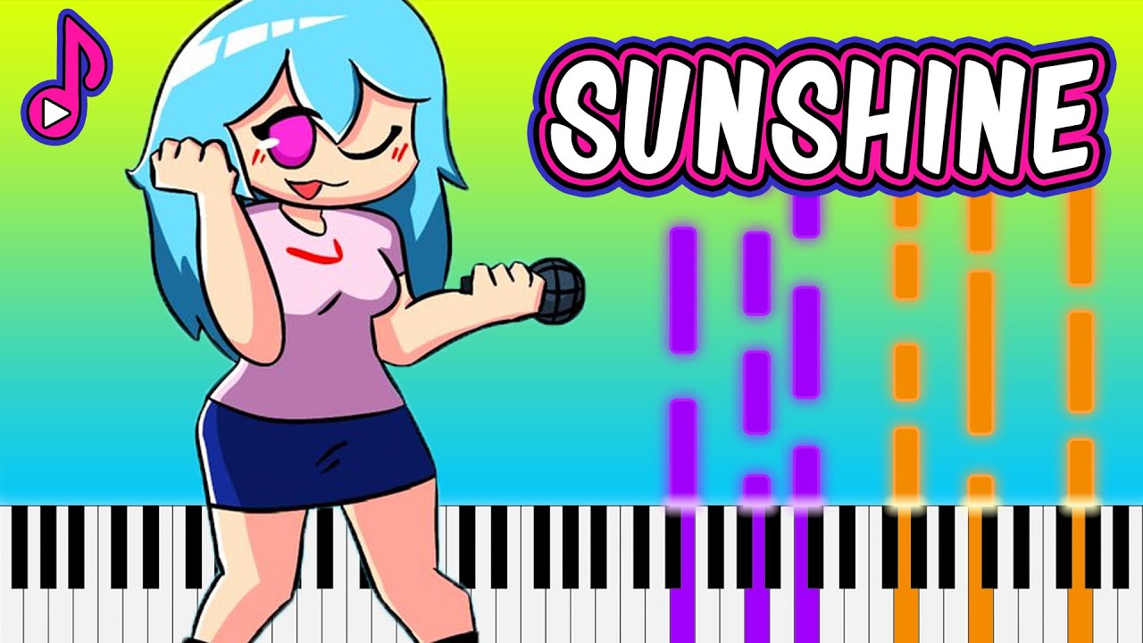 Sunshine — Friday Night Funkin' (FNF Piano Tutorial) - YouTube