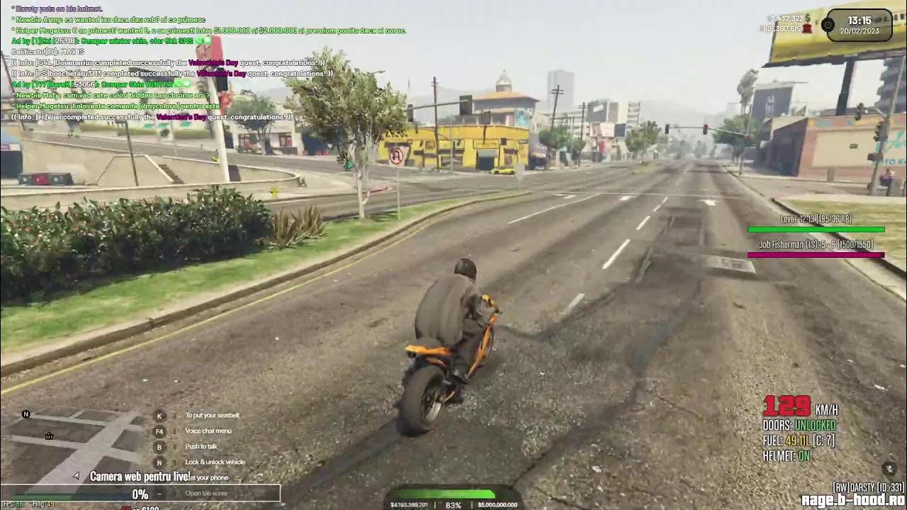 Gta 5! Rage Multiplayer B-Hood server! - YouTube