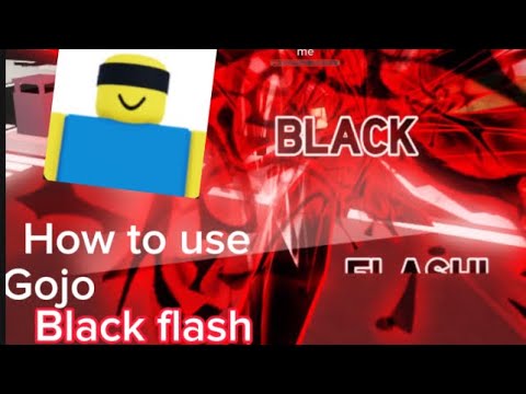 NEW GOJO BLACK FLASH | How to do | jujutsu shenenagins - YouTube