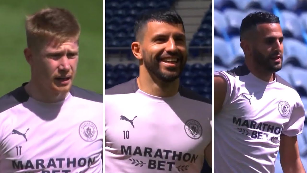 Manchester City FULL Training Session Ahead Of Champions League Final ...