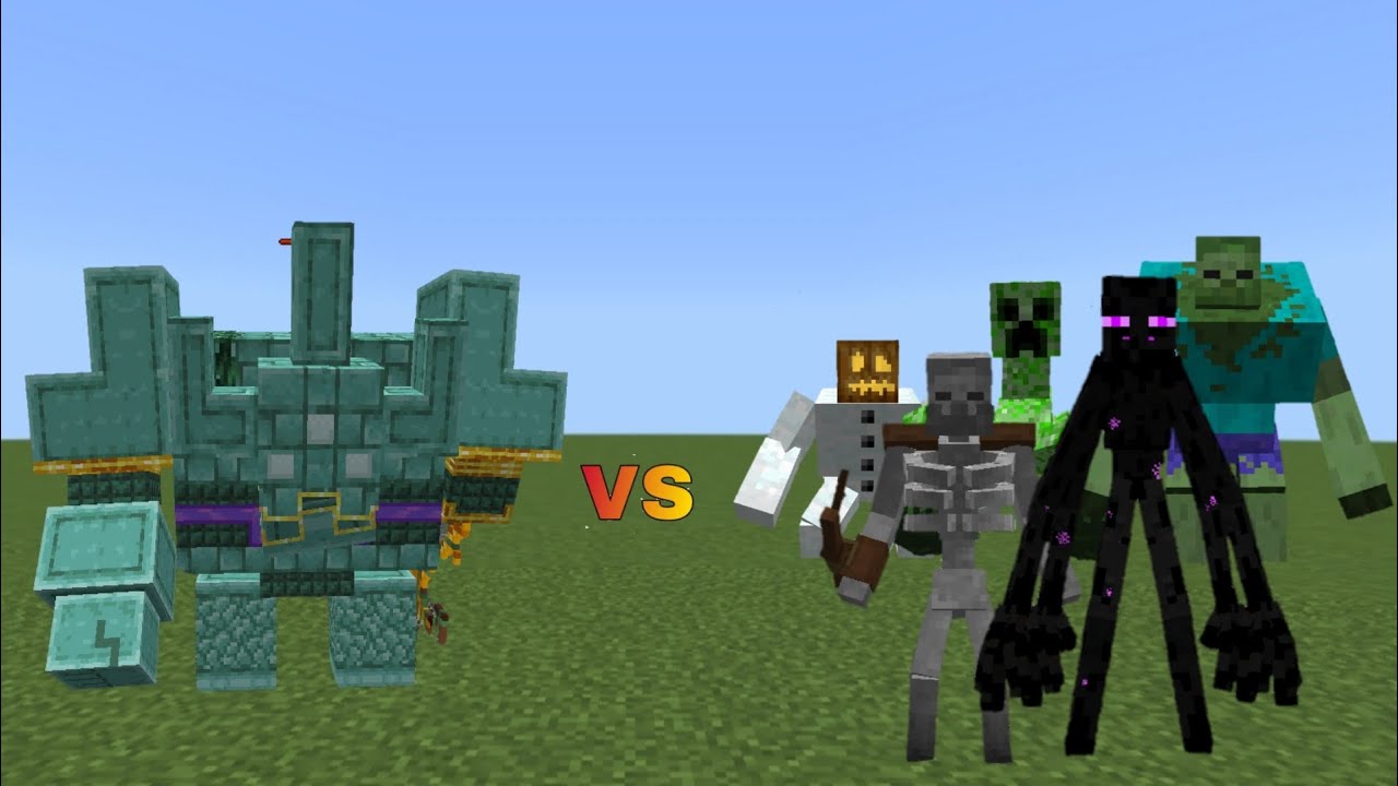 Ancient of Prismarine vs Mutant Monsters | Minecraft Java | Mob Battle ...
