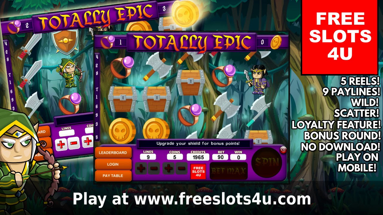 Totally Epic Slot Machine by Free Slots 4U - YouTube