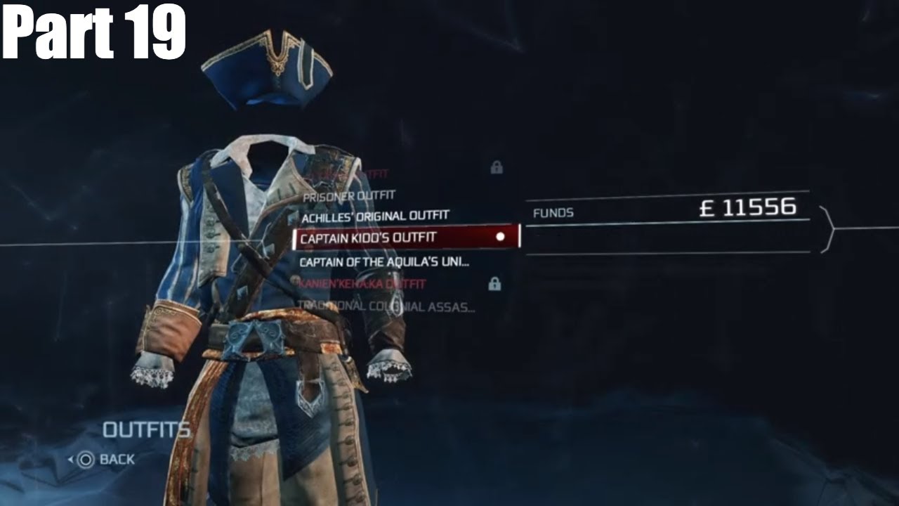 Captain Kidd Outift - Assassin's Creed 3 Remastered Walkthrough ...
