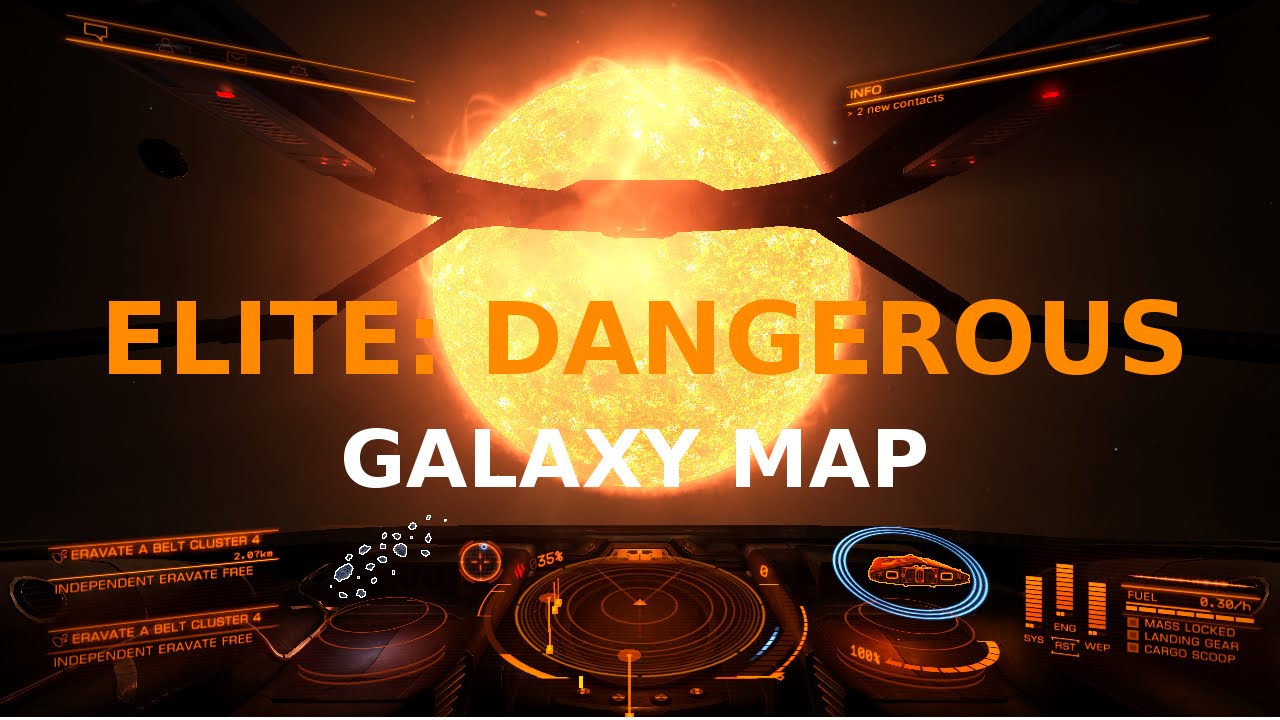 ELITE: DANGEROUS | EXPLORING THE GALAXY MAP - YouTube