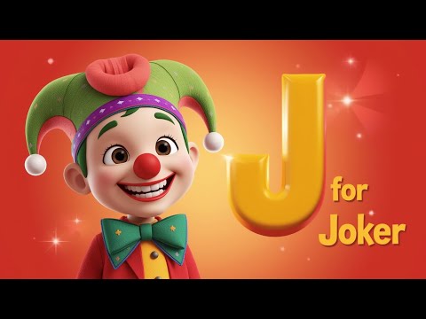 J for Joker 🤡 | ABC Alphabet Song | Phonics Song for Kids | 3D Nursery Rhymes