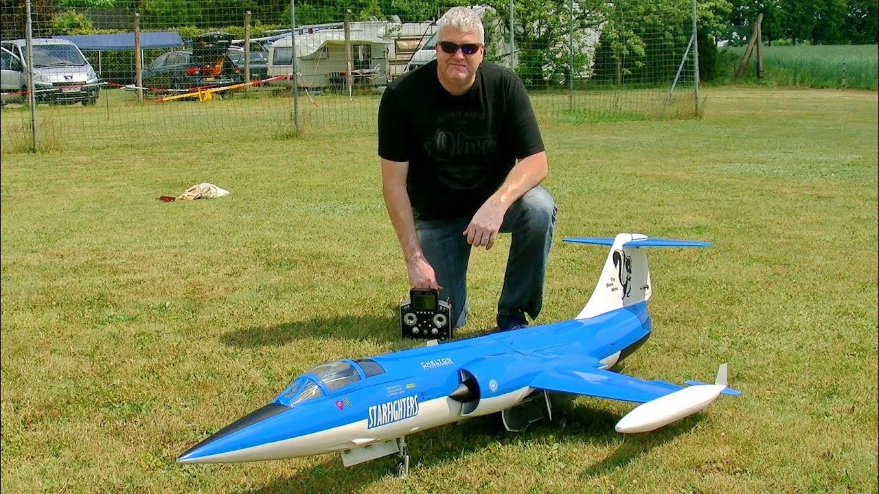 RC F-104 STARFIGHTER ELECTRIC EDF SCALE MODEL JET FLIGHT DEMONSTRATION ...