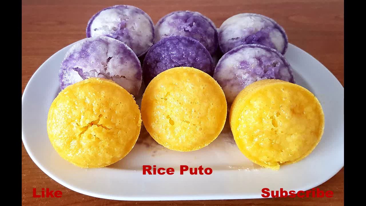 Rice Puto.Favorito ng mga Filipino Easy Recipes.by Mhelo Touch - YouTube