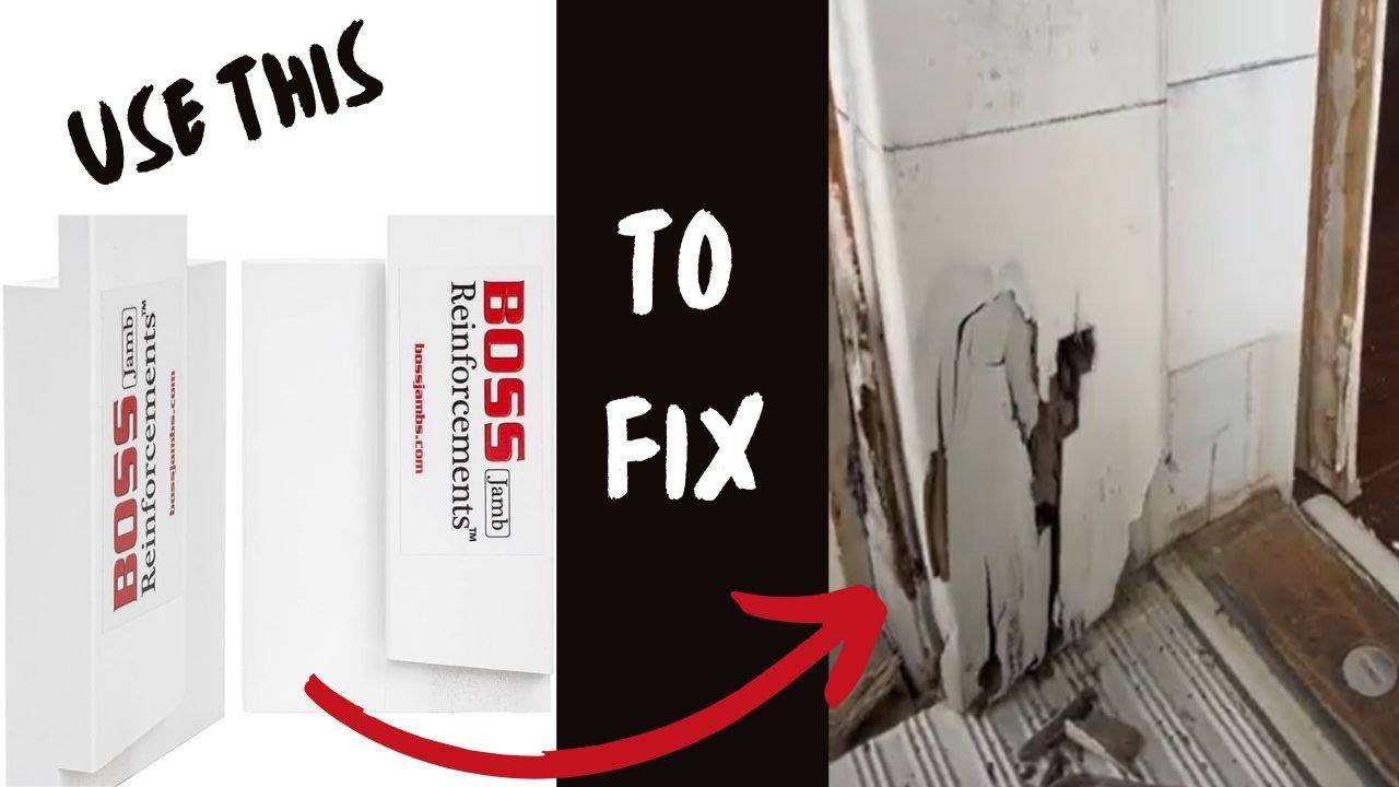 Boss Jamb Dry Rot Door Fix Without Removing the Door Jamb - YouTube