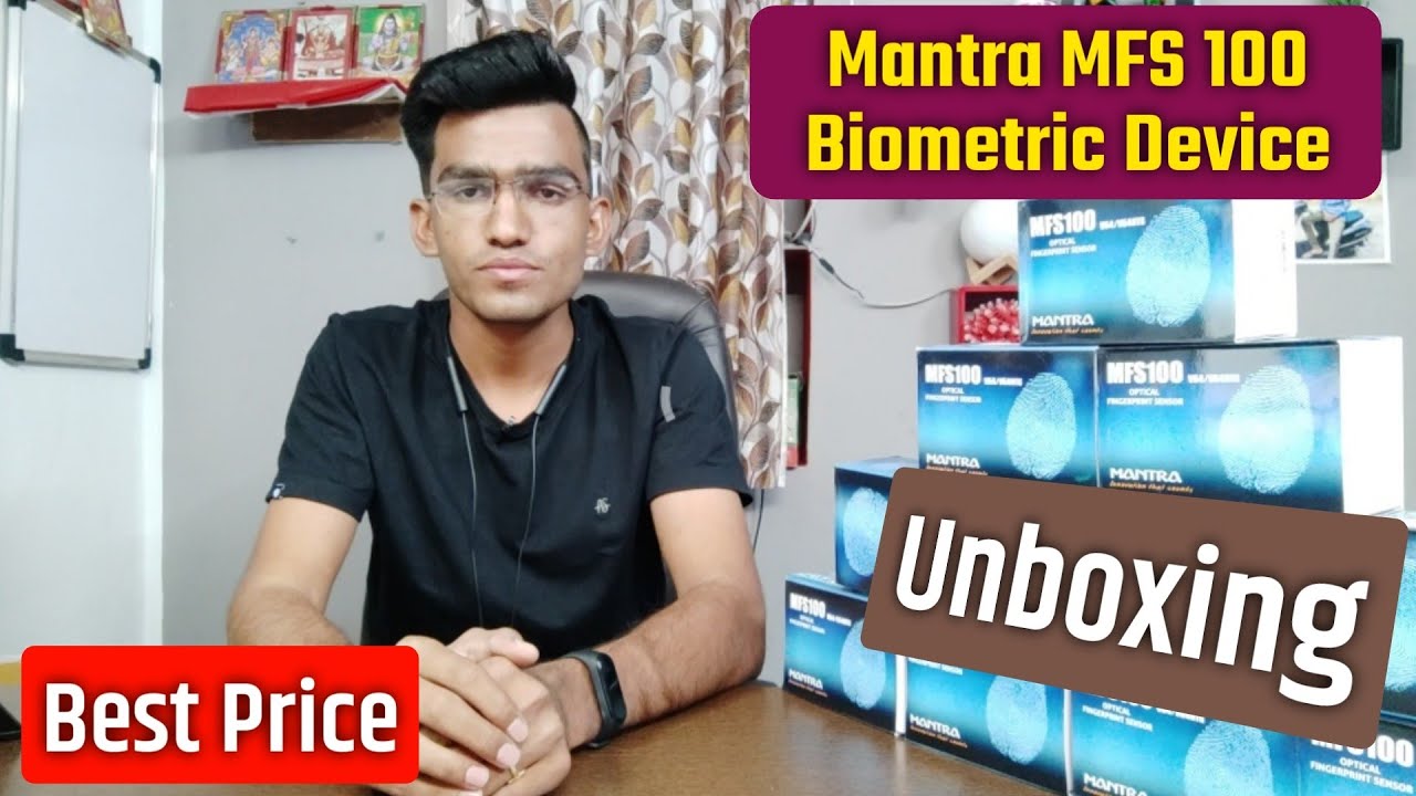 Mantra MFS 100 Biometric Device In Best Price With 1 Year RD Service ...