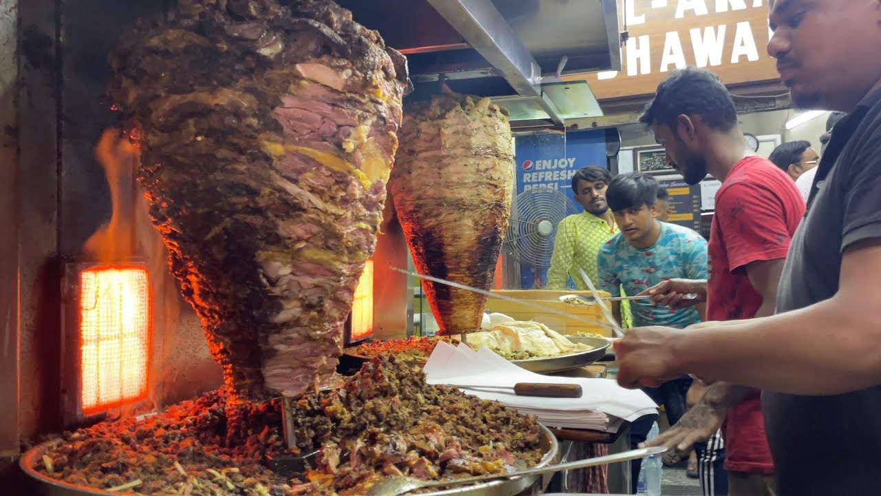 Best shawarma in Hyderabad | Indian street food | world famous shawarma ...