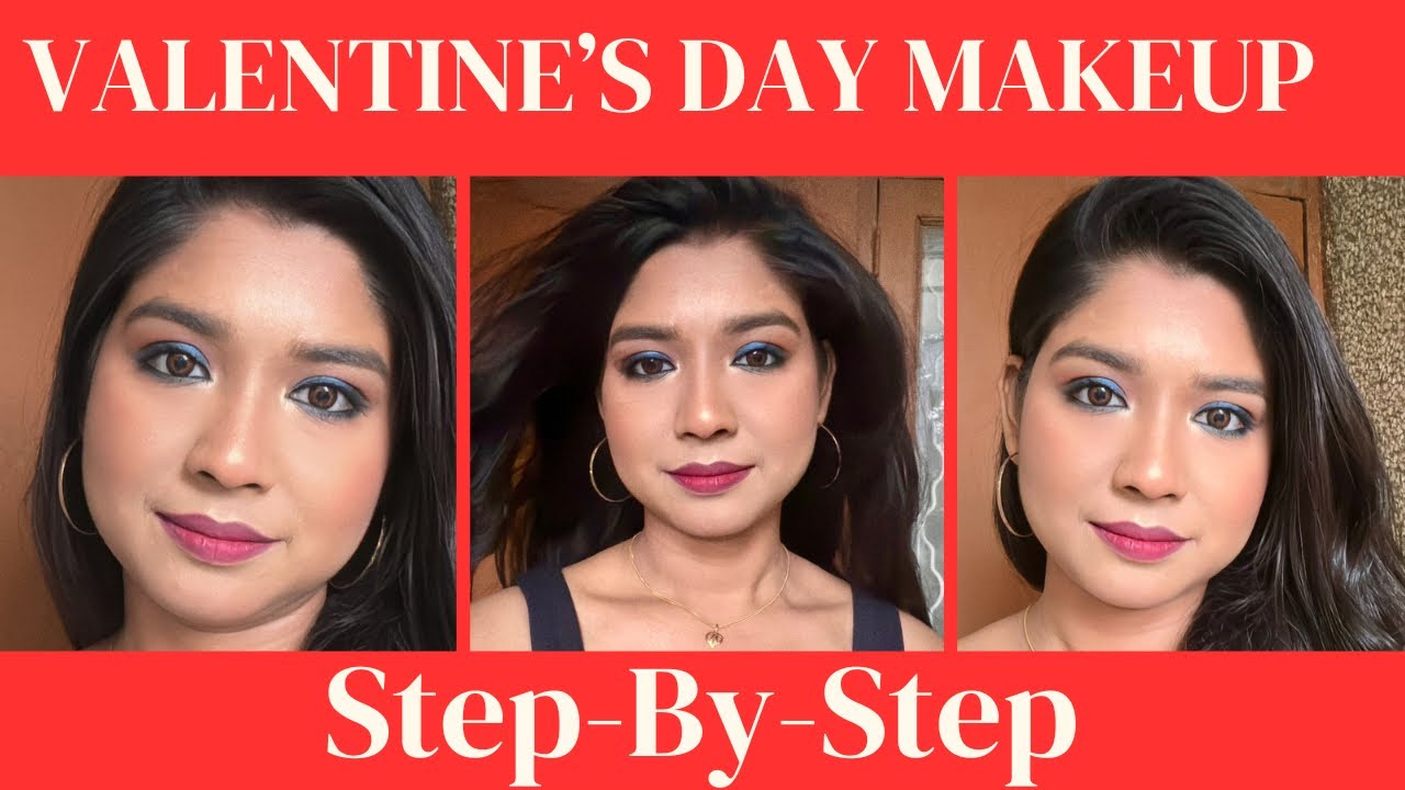 Step-by-Step Valentine’s Day Makeup Tutorial ️ | Easy Valentine’s Day ...