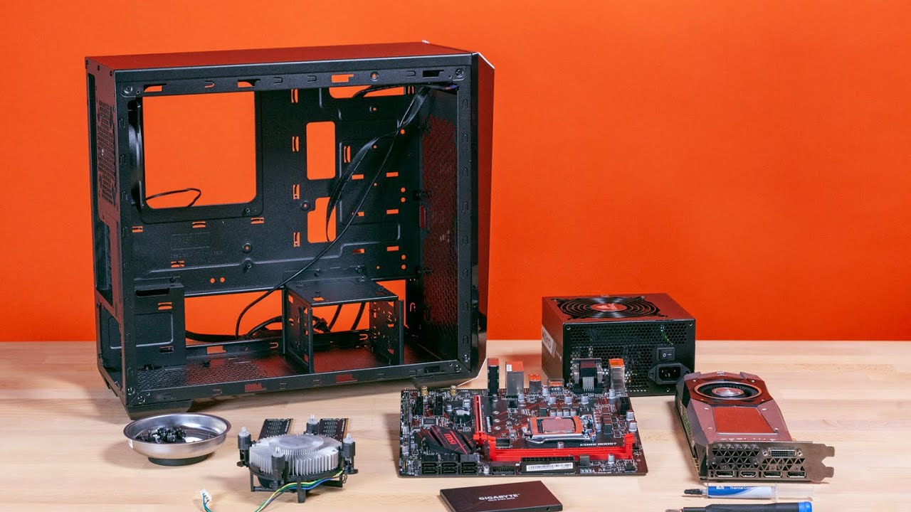 Assembling CPU parts, setting up BIOS and installing windows 10 - YouTube