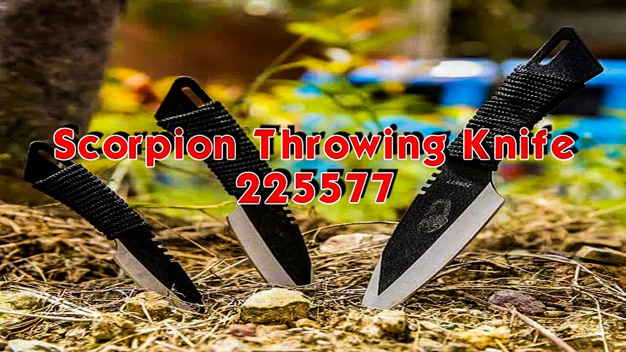 🔪 Scorpion Throwing Knife 225577 - YouTube