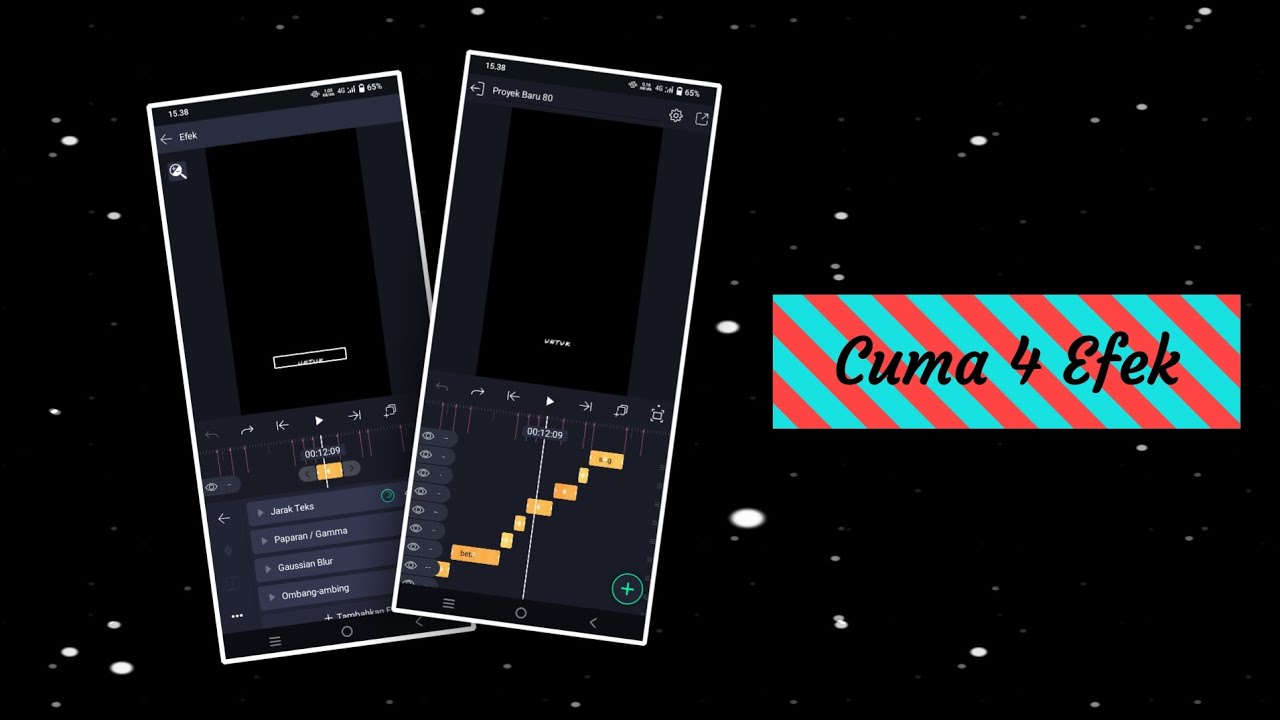 Tutorial efek teks Viral tik tok terbaru - YouTube