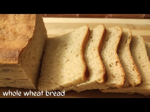 Easy Whole Wheat Bread Recipe | Brown Bread recipe | How to make brown ...