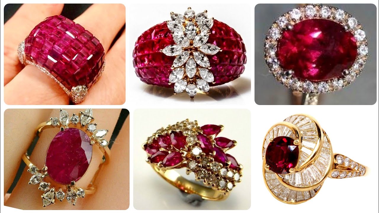 Gorgeous Diamond And Ruby Rings Designs Wedding And Engagement Ruby ...