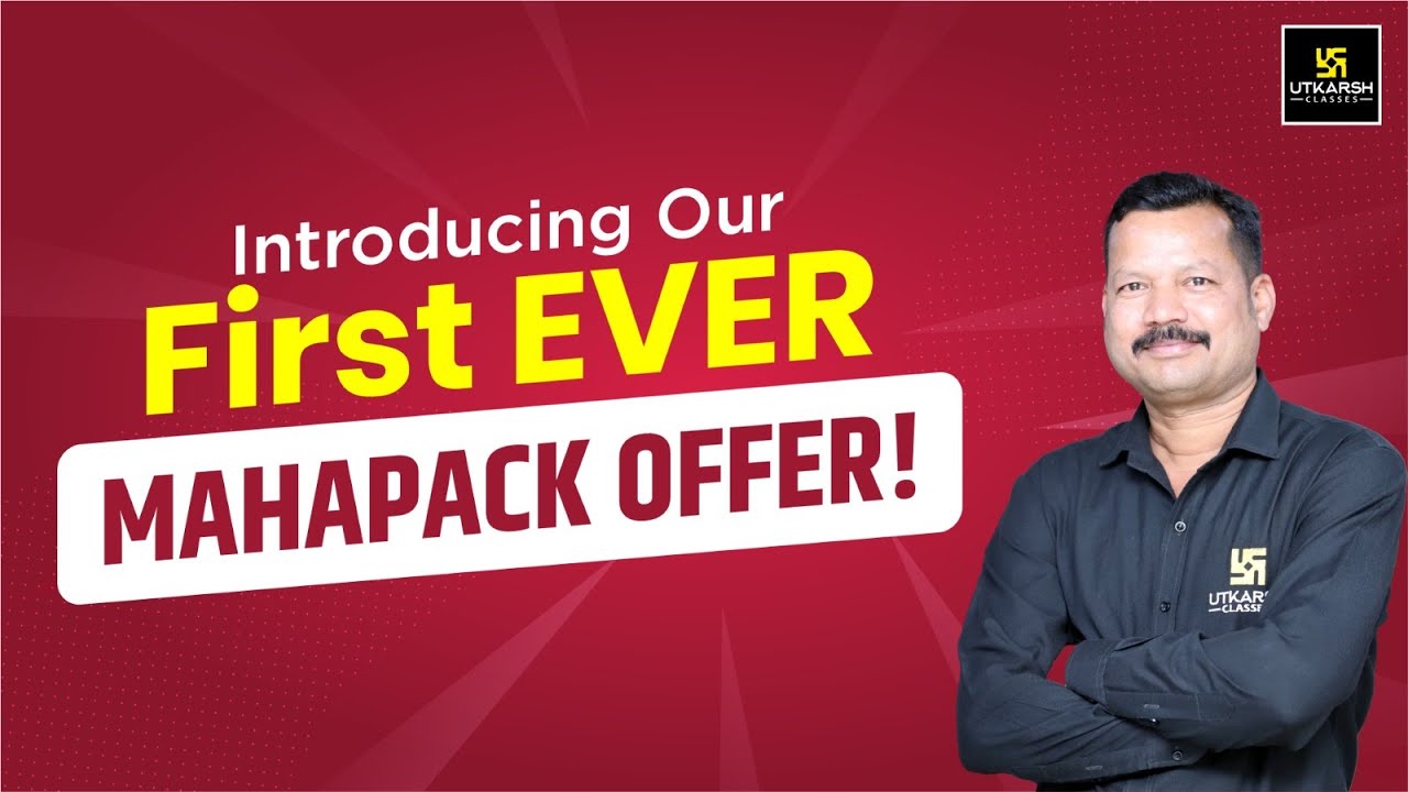 Introducing Our First EVER Mahapack Offer! Must Watch | Utkarsh Online ...