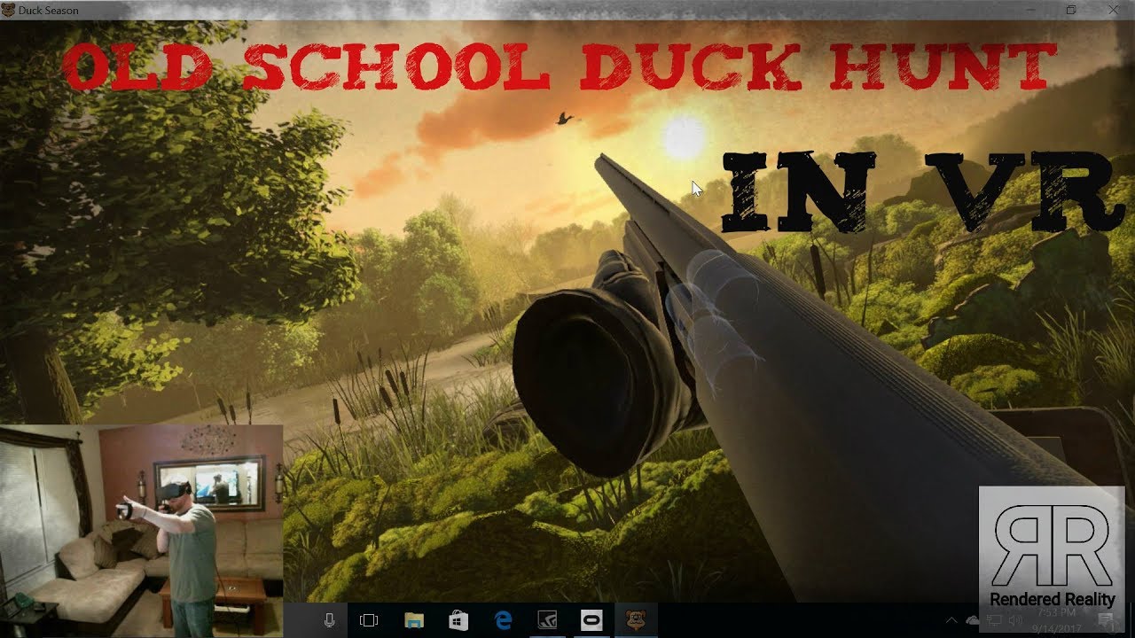 DUCK SEASON VR (old school duck hunt with a twist) - YouTube