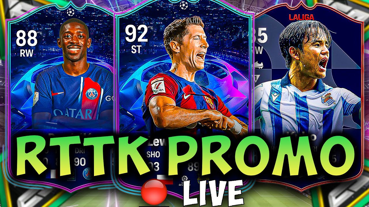 EAFC 24 RTTK TEAM 2 w/ Dembele, Lewandowski & POTM Kubo!!! Pack Opening ...