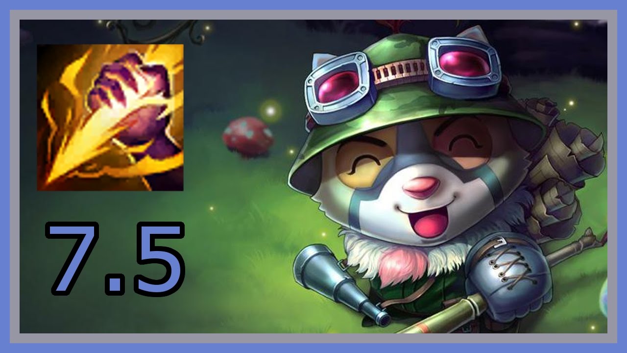 Teemo Jungle Clear Practice (League of Legends Patch 7.5) - YouTube