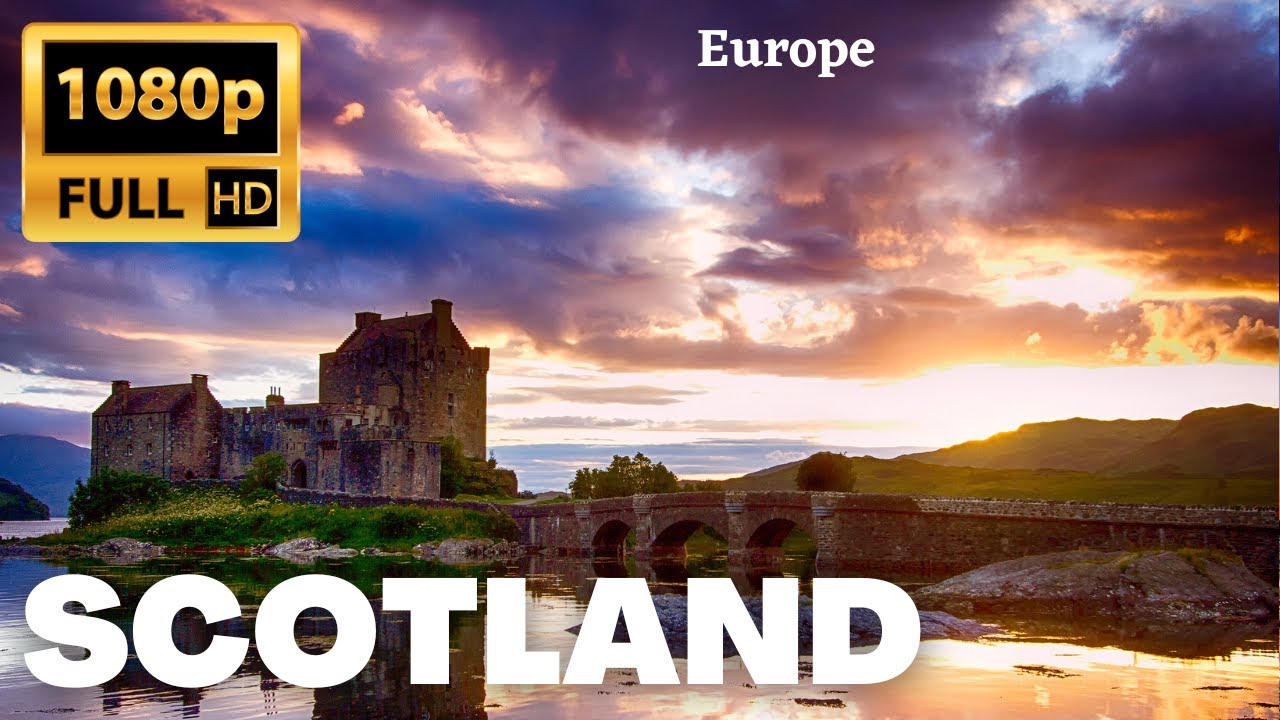 FLYING OVER SCOTLAND (4K UHD)- Peaceful Music With Beautiful Scenery To ...