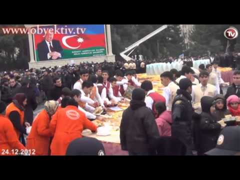 OBYEKTİV TV-Nİ İLHAM ƏLİYEVİN ŞƏRƏFİNƏ BİŞİRİLƏN TORTA YAXIN BURAXMADILAR